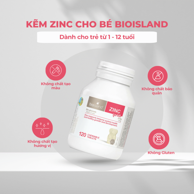 Viên bổ sung Kẽm Bioisland Zinc